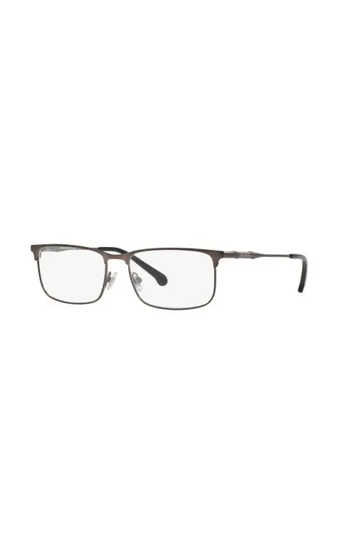 Brooks Brothers Rectangle Full Rim Optical Glasses - Grey