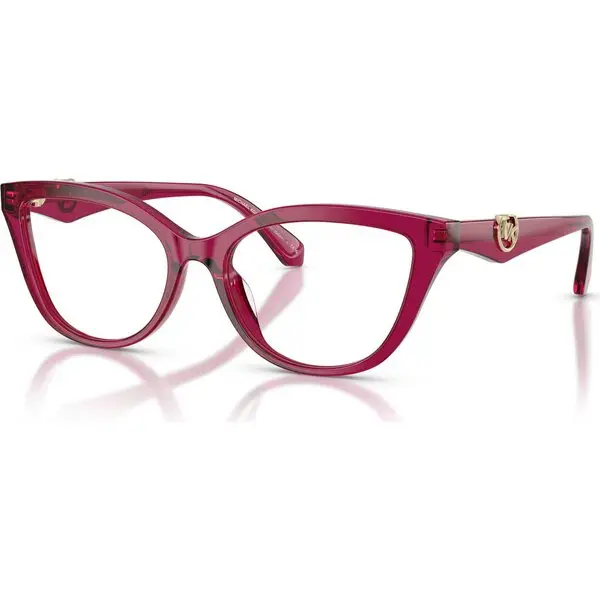 Michael Kors 52mm Cat Eye Optical Glasses - Violet