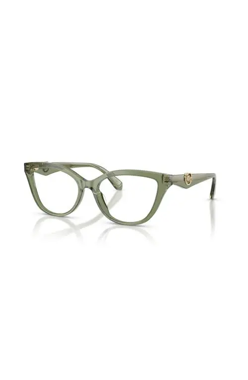 Michael Kors 54mm Cat Eye Optical Glasses - Green