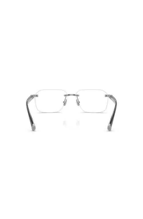 Brunello Cucinelli Rectangle Rimless Eyeglasses
