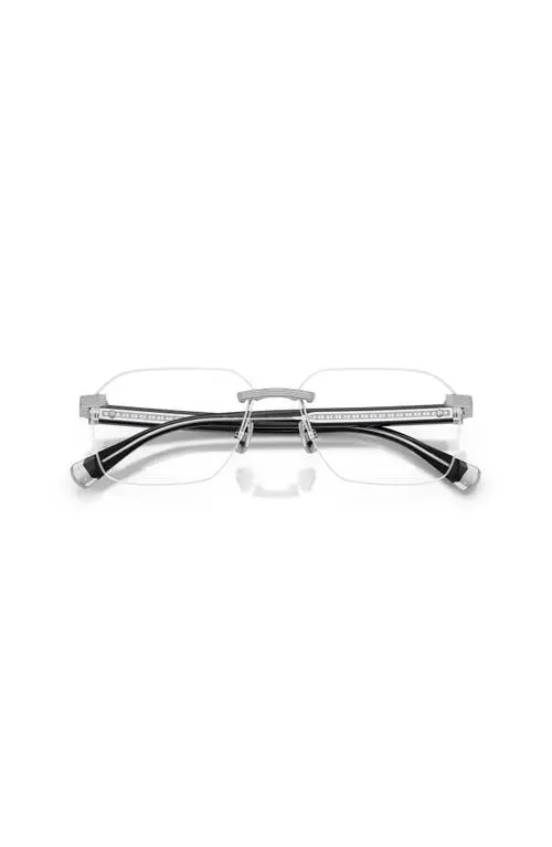 Brunello Cucinelli Rectangle Rimless Eyeglasses