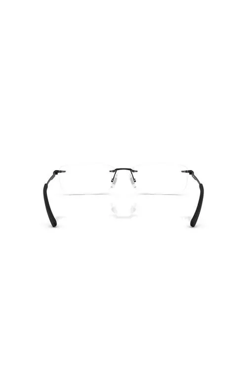 ARNETTE Rectangle Rimless Eyeglasses - Black