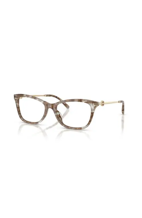 Tory Burch 55mm Square Optical Glasses - Brown