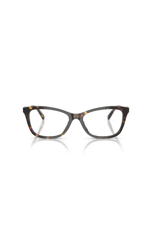 Tory Burch 55mm Square Optical Glasses - Tortoise