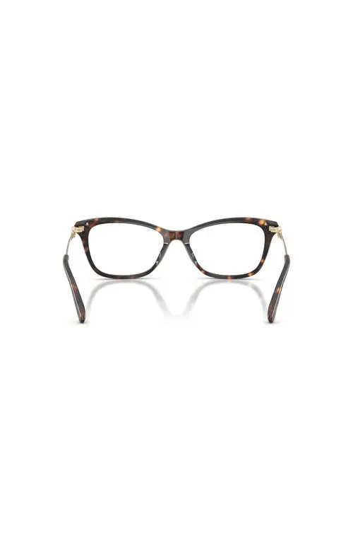 Tory Burch 55mm Square Optical Glasses - Tortoise