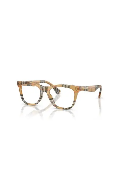 Burberry 47mm Square Optical Glasses - Brown