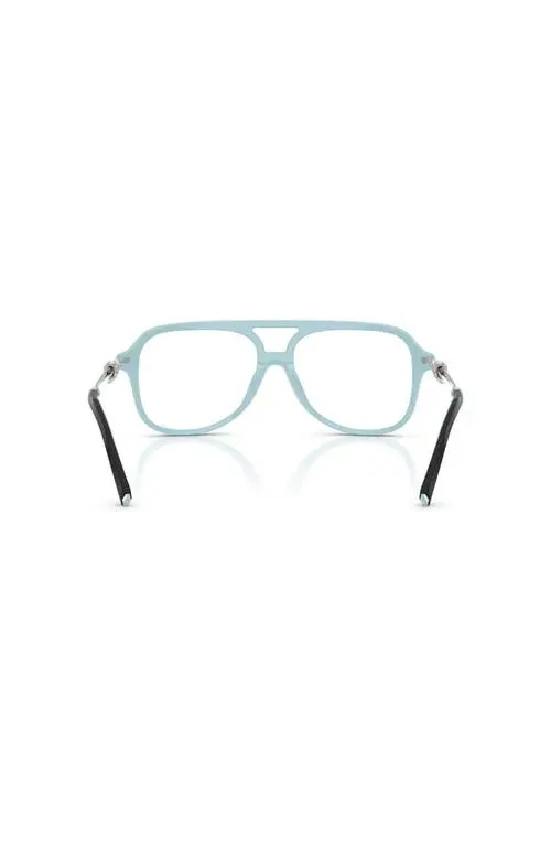 Tiffany & Co. 54mm Pilot Eyeglasses - Black