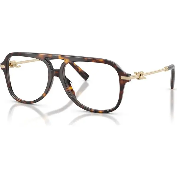 Tiffany & Co. 54mm Pilot Eyeglasses - Tortoise