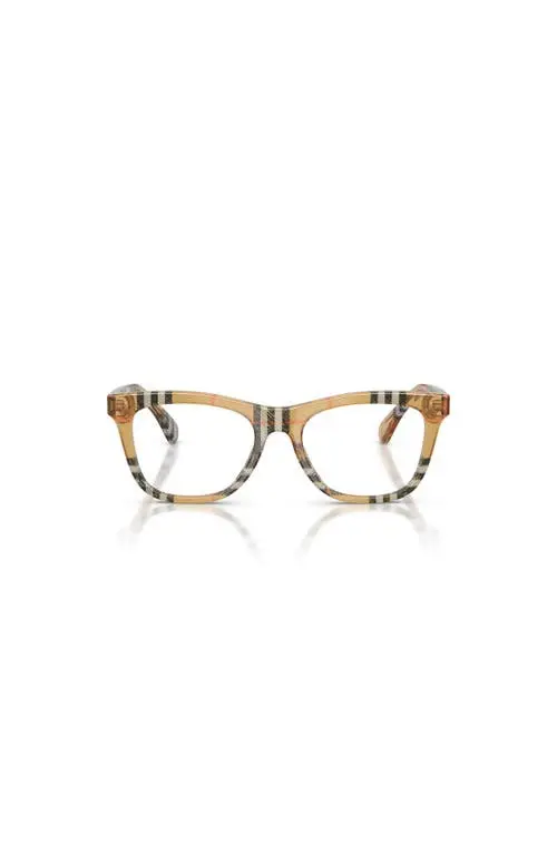 Burberry 45mm Square Optical Glasses - Brown