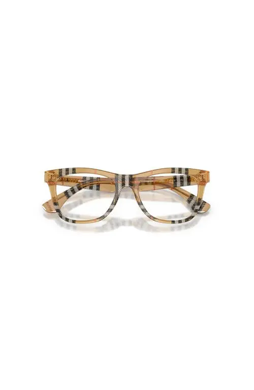 Burberry 45mm Square Optical Glasses - Brown