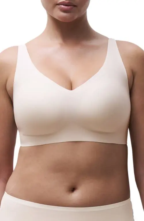 Chantelle Softstretch Power V-neck Wireless Bra - Ivory