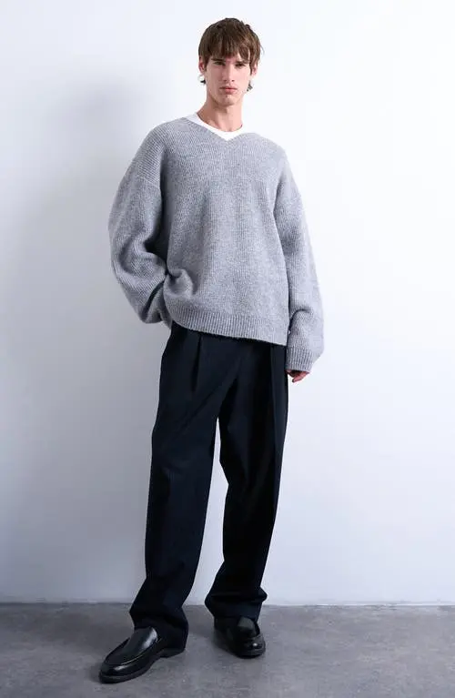 Topman Oversized V-neck Sweater