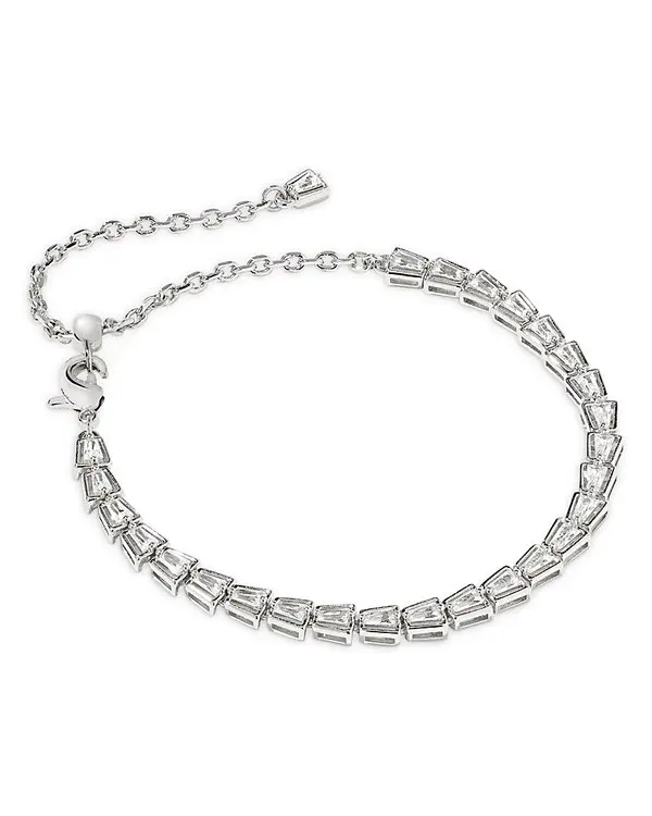 Kendra Scott Bella Crystal Tennis Bracelet - Silver