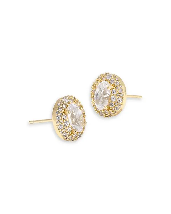 Kendra Scott Bella Crystal Stud Earrings - Gold