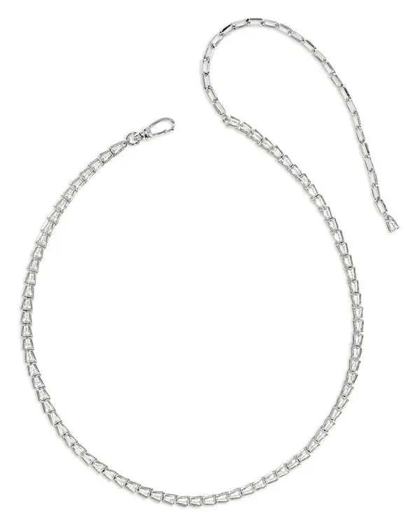 Kendra Scott Bella Crystal Tennis Necklace - Silver