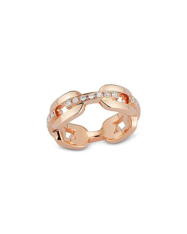 Walters Faith 18k Saxon Diamond Bar Chain Ring - Rose Gold