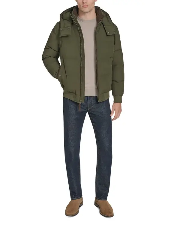 Andrew Marc Langham Bomber Jacket - Forest