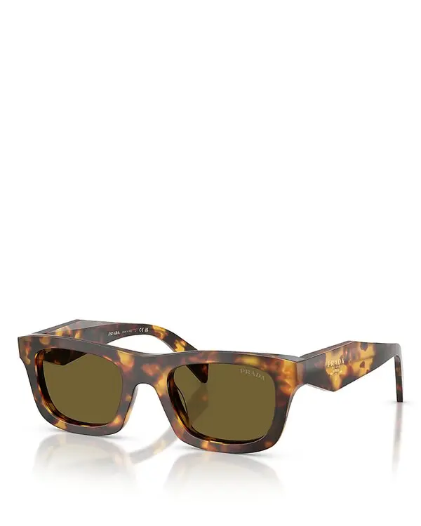 Prada 53mm Pillow Sunglasses - Dark Brown