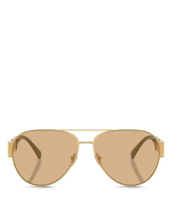 Versace 61mm Aviator Sunglasses
