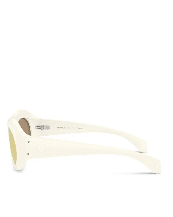 Moncler Ramillon Oval Sunglasses - Brown