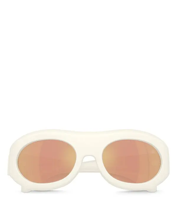 Moncler Ramillon Oval Sunglasses - Brown