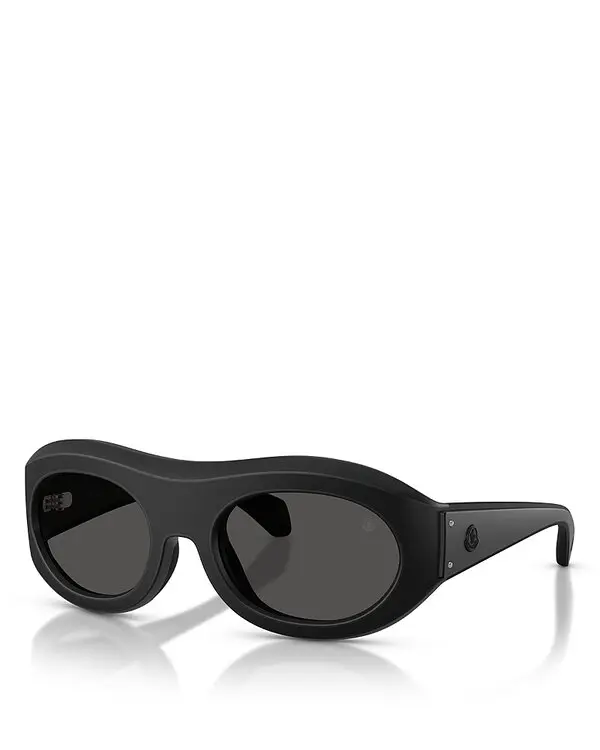 Moncler Ramillon Oval Sunglasses - Grey