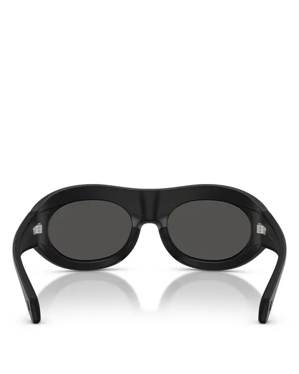 Moncler Ramillon Oval Sunglasses - Grey