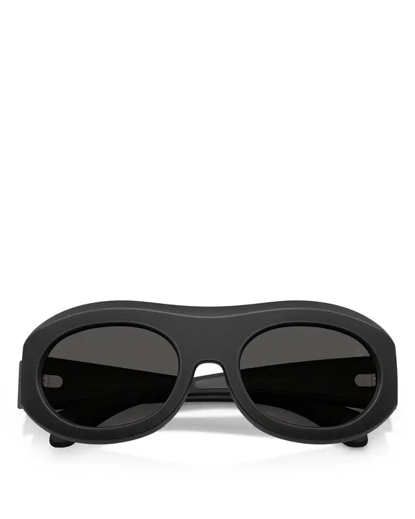 Moncler Ramillon Oval Sunglasses - Grey