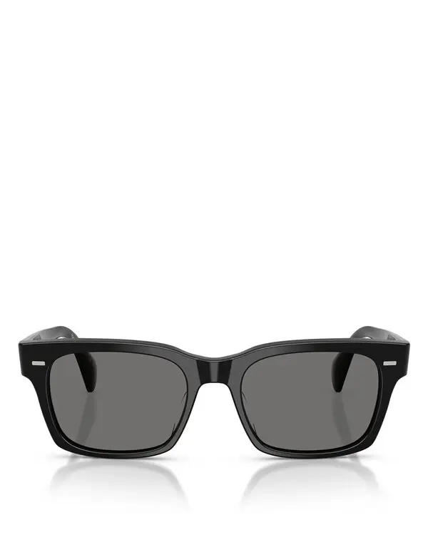 Oliver Spencer Ryce Sun Square Sunglasses - Black