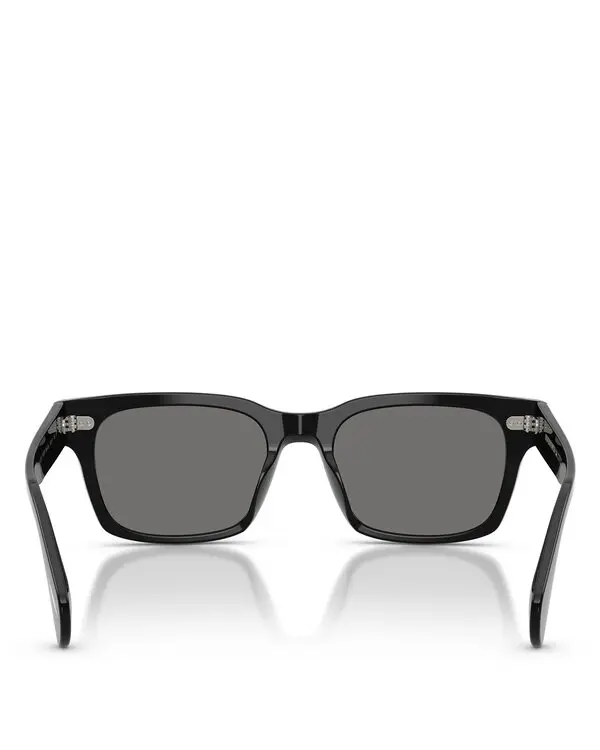 Oliver Spencer Ryce Sun Square Sunglasses - Black