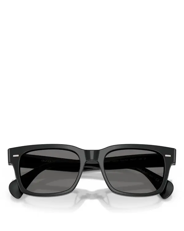 Oliver Spencer Ryce Sun Square Sunglasses - Black