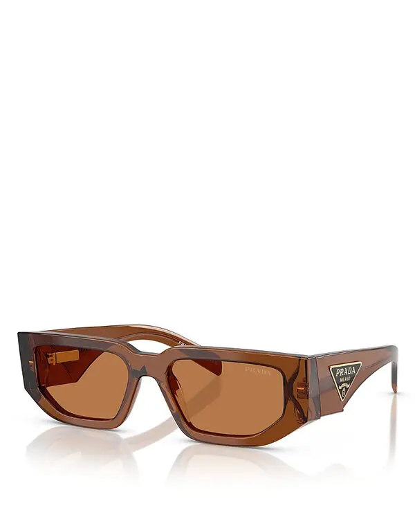 Prada Rectangular Sunglasses - Brown