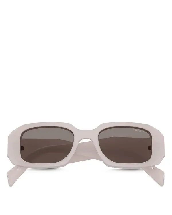 Prada 49mm Rectangular Sunglasses
