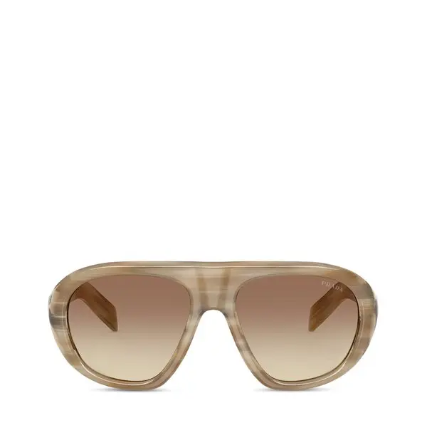 Prada Round Frame Sunglasses - Brown Gradient