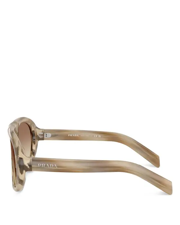 Prada Round Frame Sunglasses - Brown Gradient