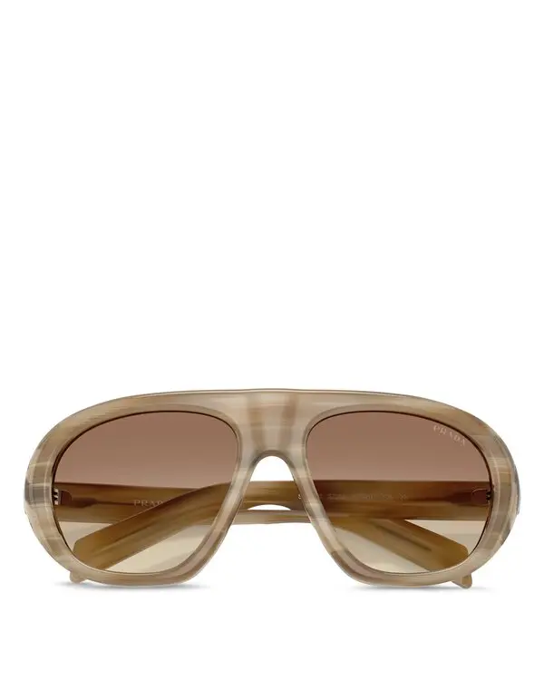 Prada Round Frame Sunglasses - Brown Gradient