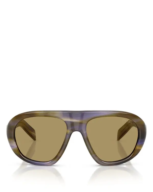 Prada Round Frame Sunglasses - Green
