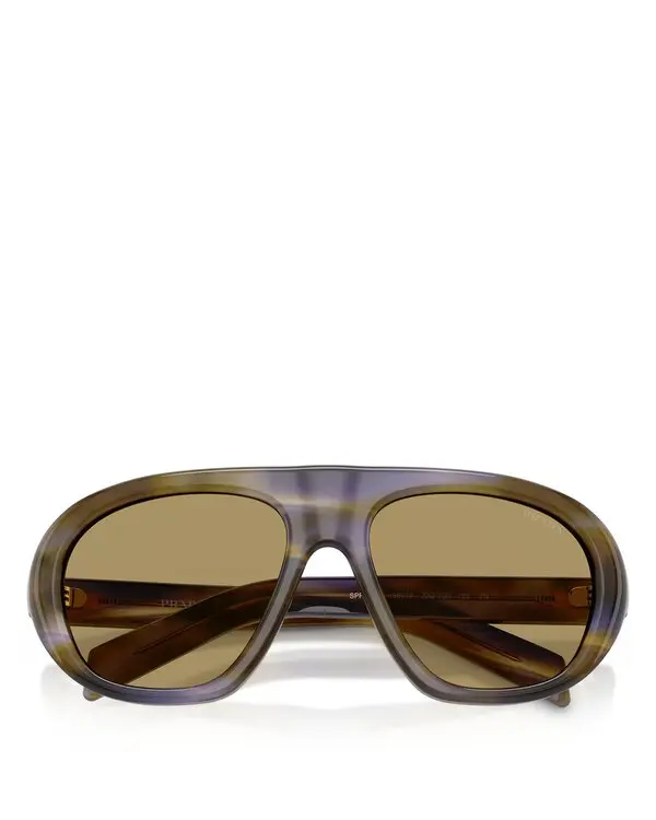 Prada Round Frame Sunglasses - Green