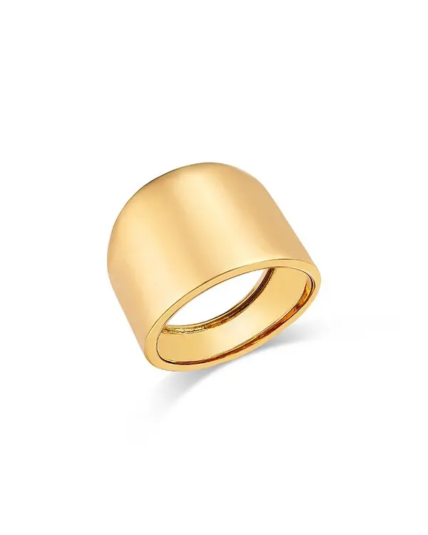 Bloomingdale'S 14k Yellow Cigar Band Ring