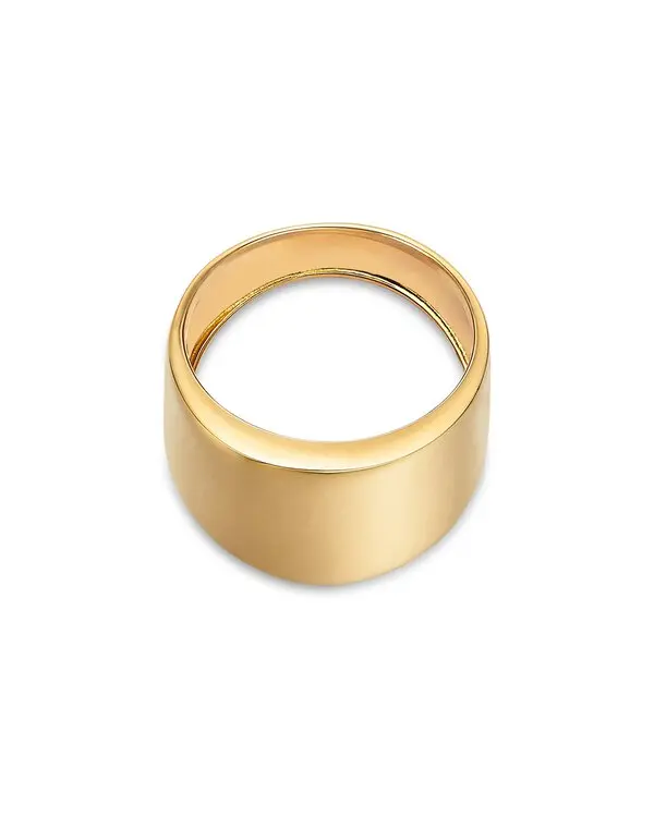 Bloomingdale'S 14k Yellow Cigar Band Ring