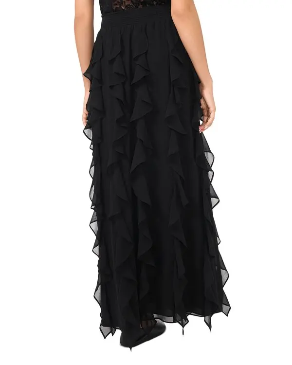 1.State Corkscrew Maxi Skirt