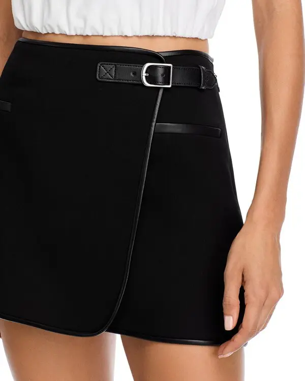 Simkhai Sheridan Mini Skirt - Black