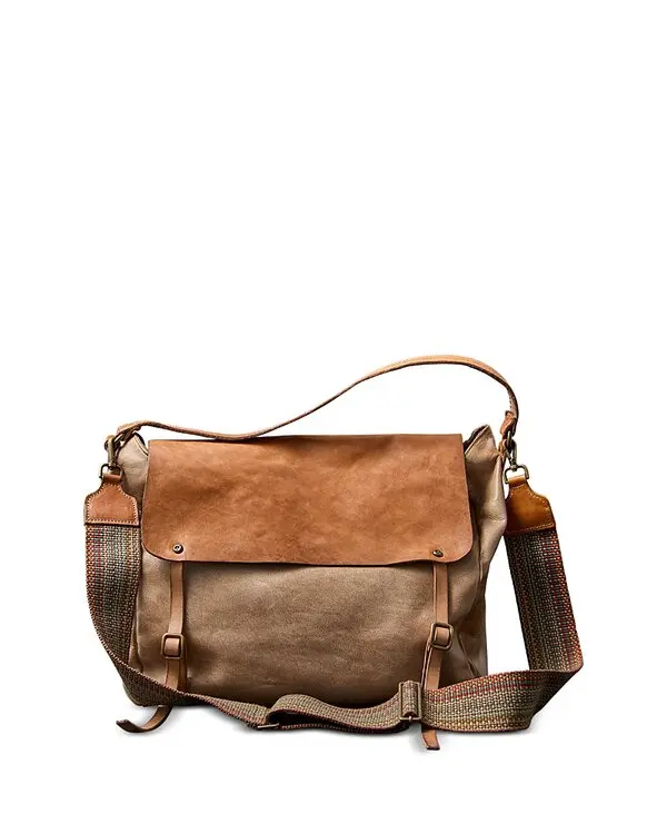 Free People Leather Messenger Bag