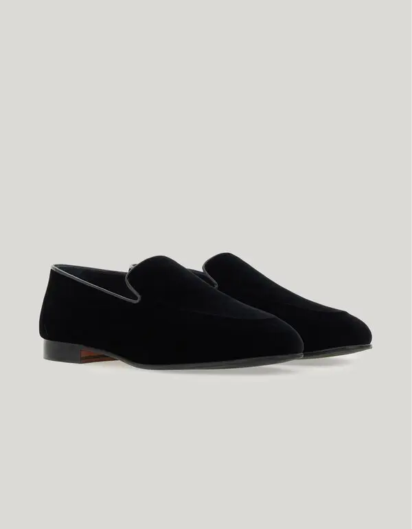 Canali Velvet Slip-ons