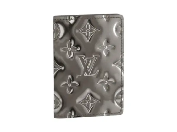 LOUIS VUITTON Pocket Organiser - Monogram Mirror Coated Canvas Gunmetal