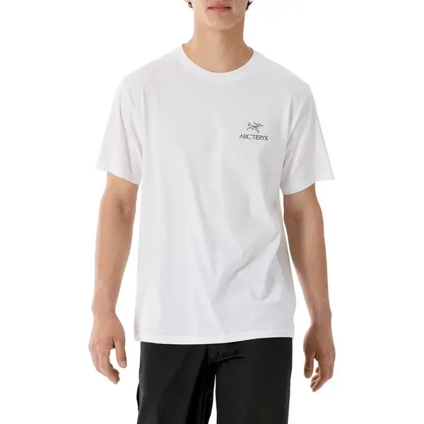 Arc'teryx Kragg Bird Worm Cotton Graphic T-shirt - White/black