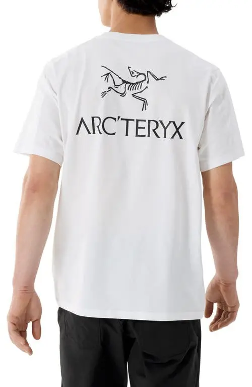 Arc'teryx Kragg Bird Worm Cotton Graphic T-shirt - White/black