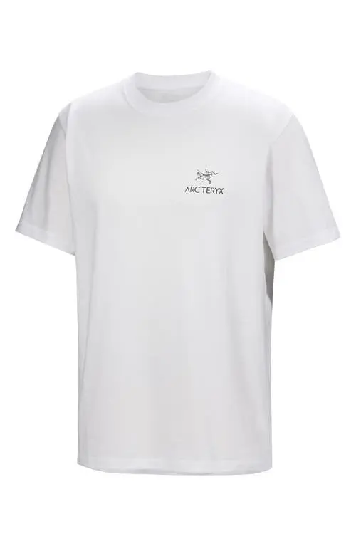Arc'teryx Kragg Bird Worm Cotton Graphic T-shirt - White/black