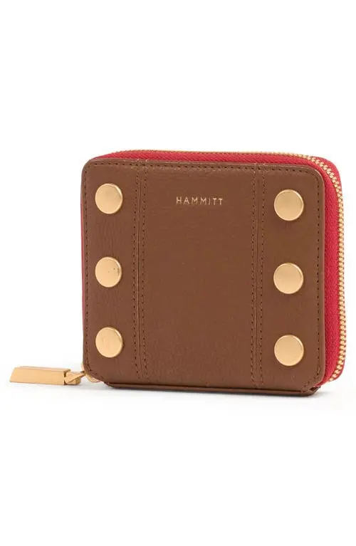 HAMMITT 5 North Wallet - Mahogany/brushed Gold