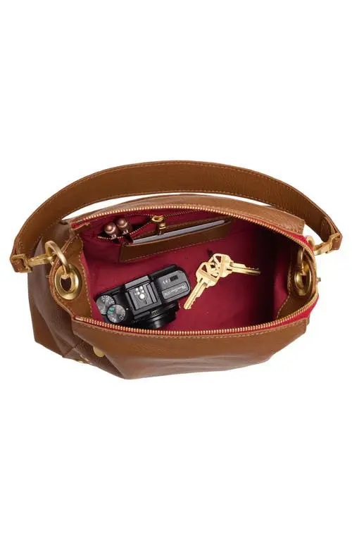 HAMMITT Bryant Medium Shoulder Bag - Mahogany/brushed Gold